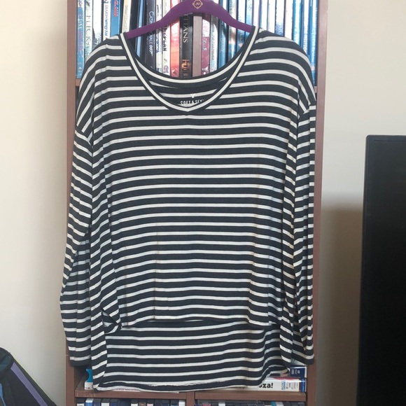 American Eagle Outfitters | Tops | Nwt American Eagle Soft Sexy Ls Striped Shirt Sz S | Poshmark